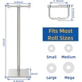 Toilet Paper Holder Stand, Bathroom Toilet Paper Roll Holder Free ...