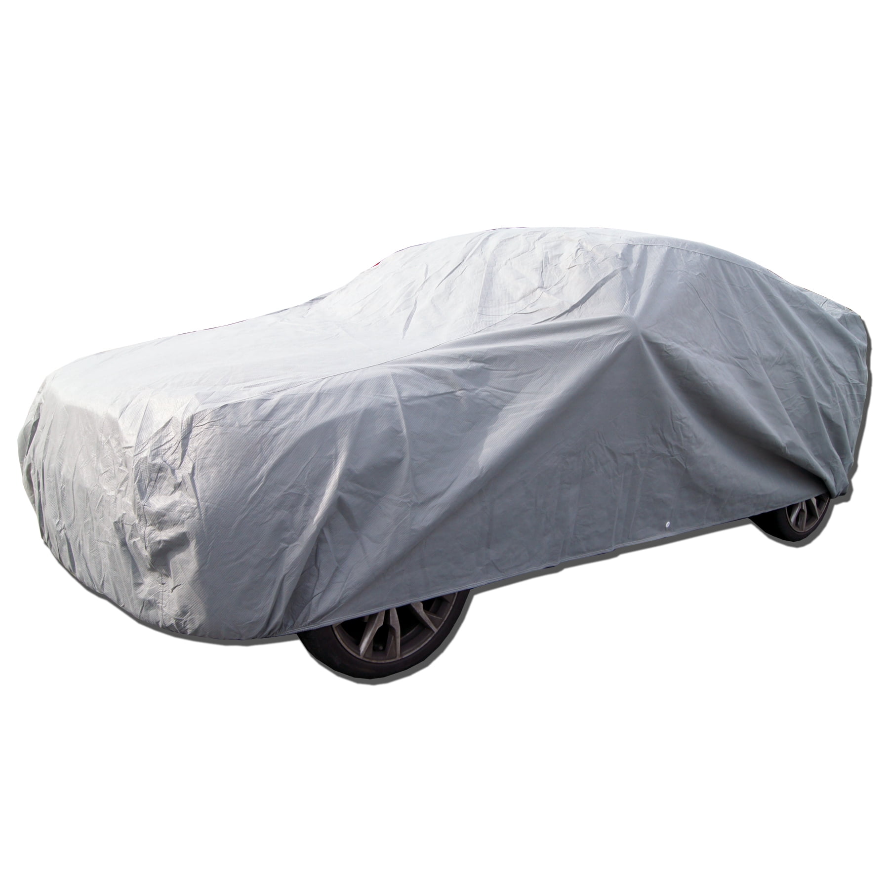 Tuningpros CC-U7 Multiple Layers Non-Woven Fabric Car Cover Waterproof ...