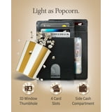 Slim Minimalist Genuine Leather RFID Blocking Wallet for Men & Women ...