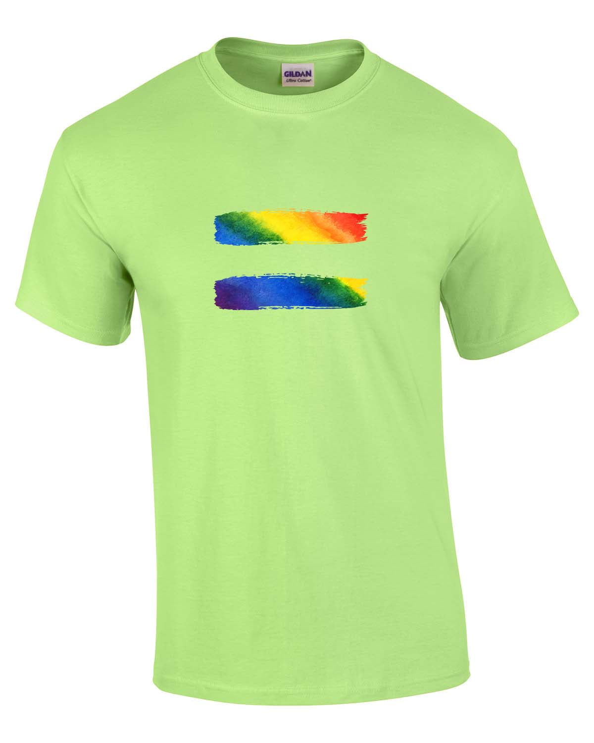 Gay Pride Equal Sign Rainbow Equality LGBTQ Unisex Short Sleeve T-shirt ...