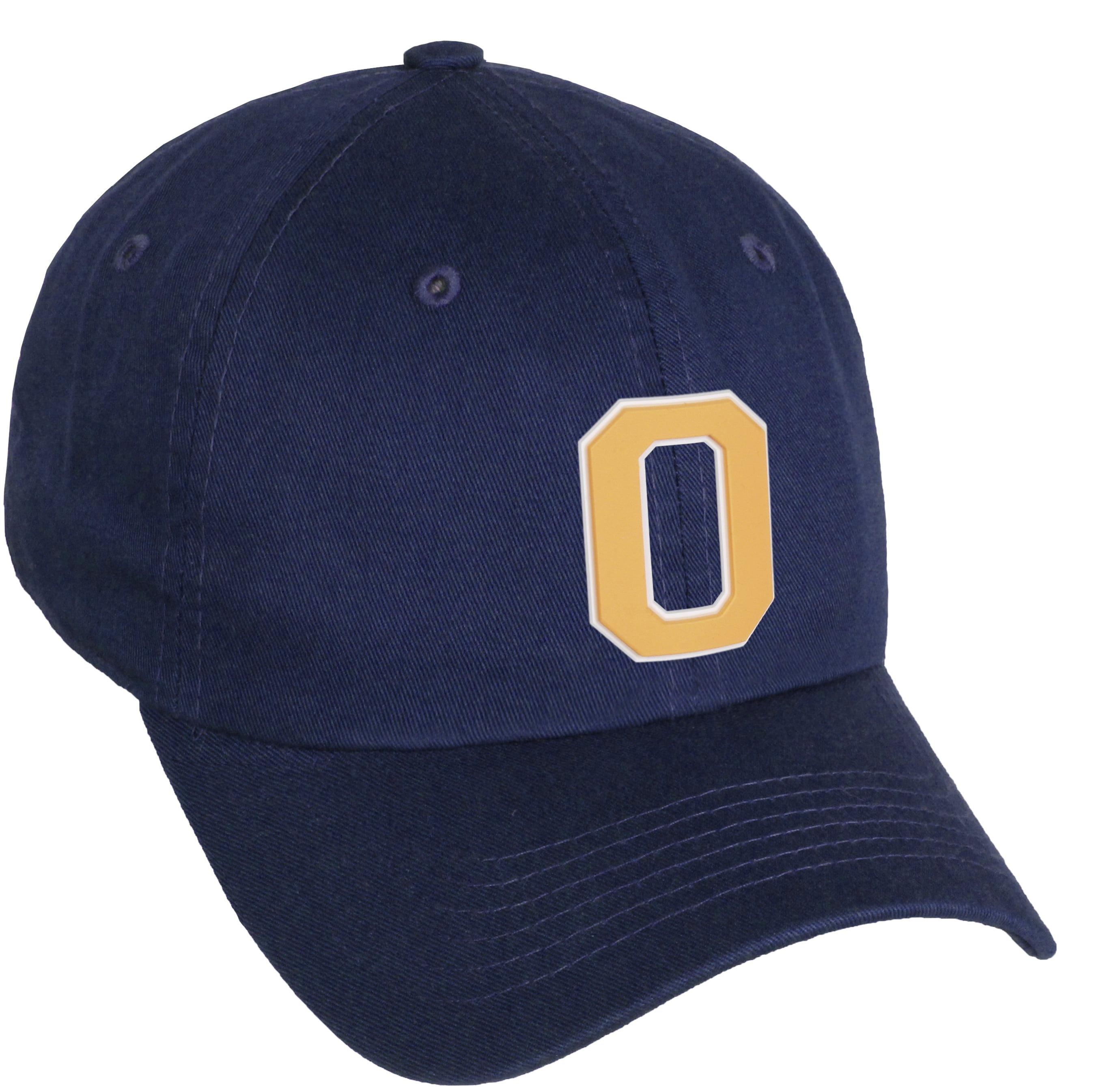 Daxton Classic 3D Varsity White Neon Orange Initial Letters Baseball ...