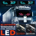 HIBIBUD LED Devil Eyes Light for Windshield 35.35x7.56 inch,DIY ...