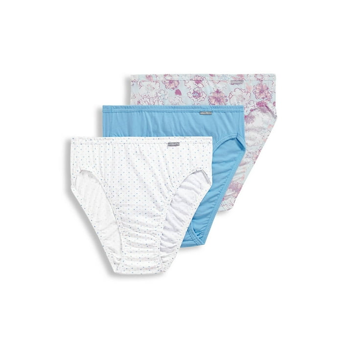 Jockey Womens Elance French Cut 3 Pack Underwear French Cuts 100