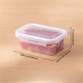 BIZHUA 900ml Food Fresh Keeping Box, Plastic Airtight Storage Container ...