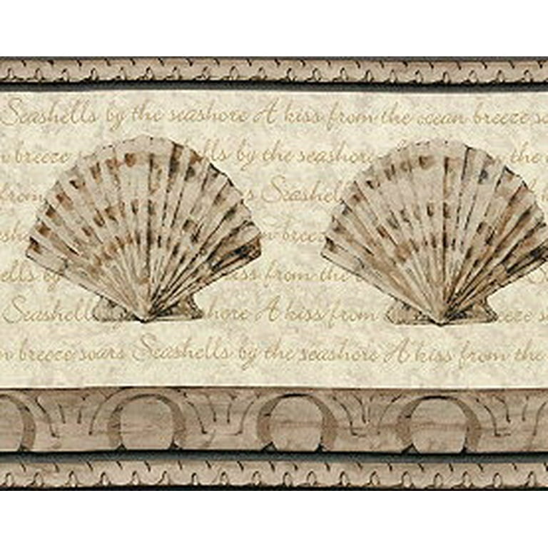 Seashell Wallpaper Border