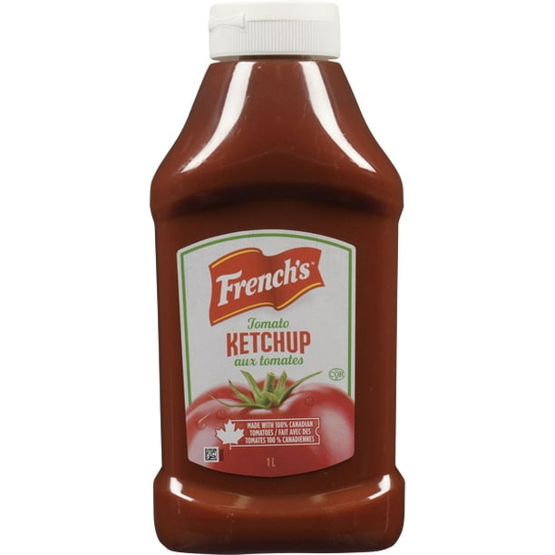 French's, 100% Canadian Tomato Ketchup, 1L - Walmart.ca