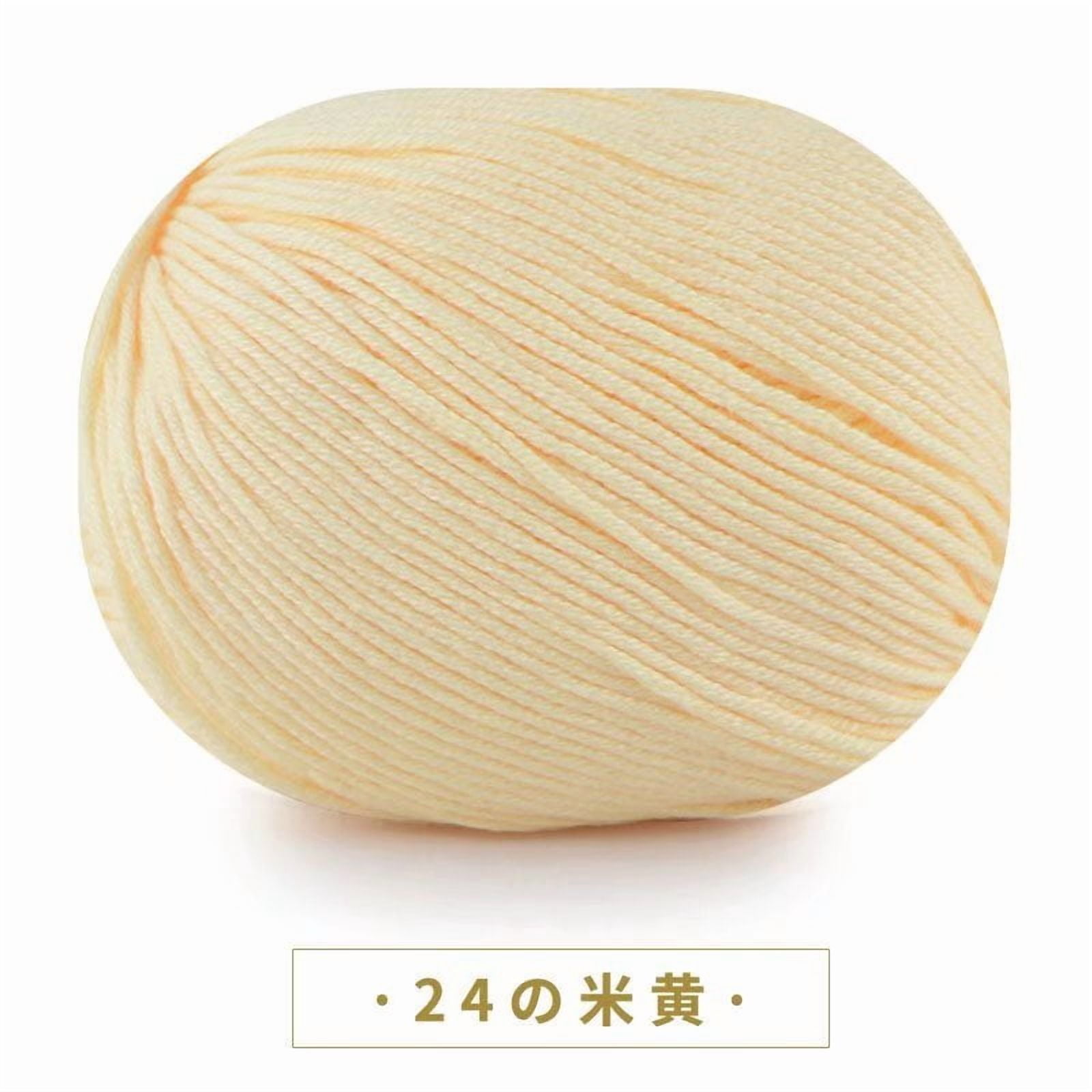 Click here for Xiao Hua 2 Packs Of 50g Beige Soft Wool Blend Yarn... prices