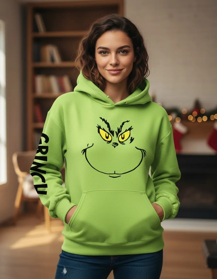 Sudadera con Capucha del Grinch, Mujer para Adultos, How The Grinch ...