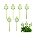 6 Pack Green Glass Plant Watering Bulbs, Decorative Automatic Plant ...