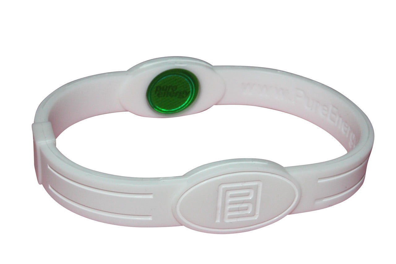 PURE ENERGY BAND - WEIGHT LOSS + ENERGY BAND - Pearl White/White Medium ...