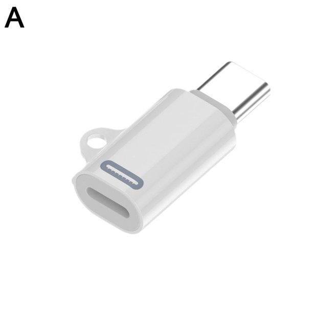 8 pin Female to Type-C Male Charging Converter For Apple Adapter Fast ...