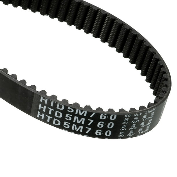 Unique Bargains HTD5M 152 Teeth Stepper Timing Belt Rubber Geared-Belt ...