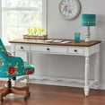 The Pioneer Woman Writing Desk Made With Solid Wood Frame, White ...