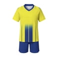 SBYOJLPB Summer Sets Kids Unisex Boys Girls Football Training Suit V ...