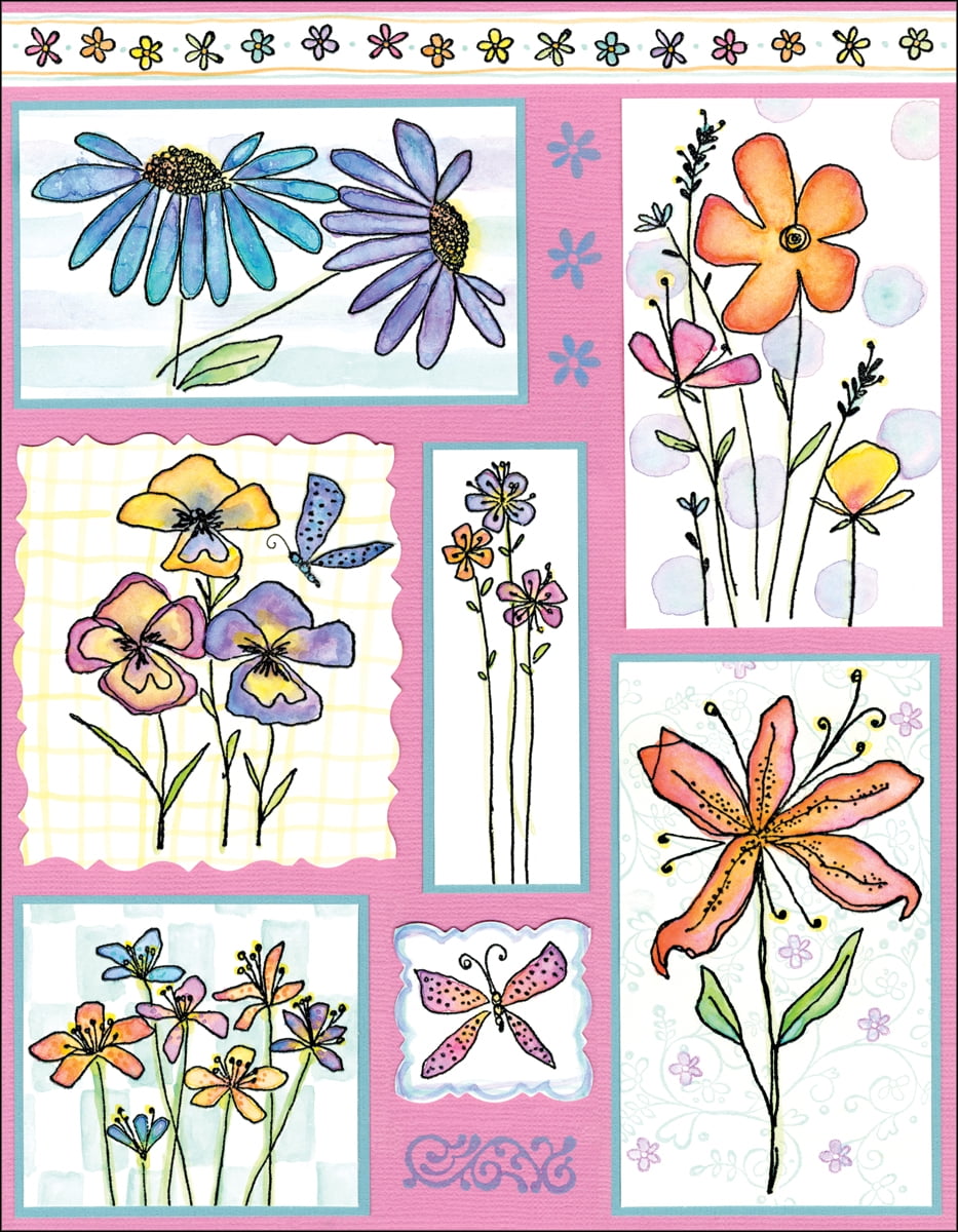 Penny Black Stickers-Sun-Kissed, Pk 6, Penny Black - Walmart.com