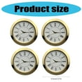 4Pcs 55mm Quartzs Clock Inserts with Arabic or Roman Numerals for ...