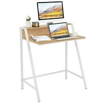 Costway 2 Tier Multi-Use Computer Desk for Work, Study, and Gaming, PC ...