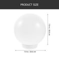 Eease Acrylic Globe Lamp Shade Opal Sphere Post Ceiling Fan Light Cover ...