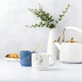 Thyme & Table 2 Pack Stacking Celestial White and Blue Mugs 14.2 fl oz, Stoneware - Walmart.com