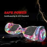 Hoverstar Flash Wheel Hoverboard 6.5 In., Bluetooth Speaker with LED ...