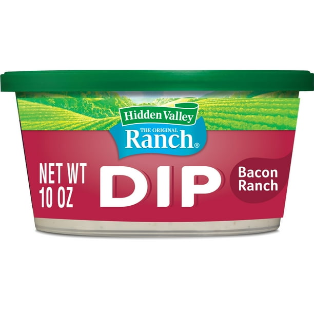 Hidden Valley Bacon Ranch Ready-to-Eat Dip, 10 z - Walmart.com