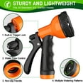 Garden Hose Nozzle: GardenJoy Water Spray Nozzle with 10 Adjustable ...