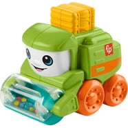 Fisher-Price Poppity Pop Dump Truck Push-Along Toy Ball Popper Vehicle ...