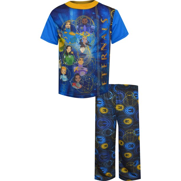 MARVEL Boys' Marvel Comics Eternals Character Lineup Pajamas (8 ...