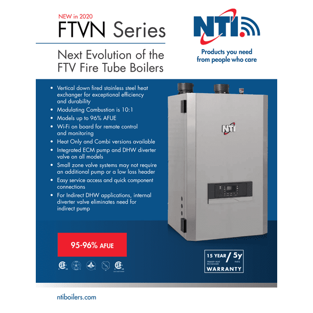 K2 Firetube K2 Combi Boiler 🍲 NTI-FTVN199, FTVN Series Chaudière à ...