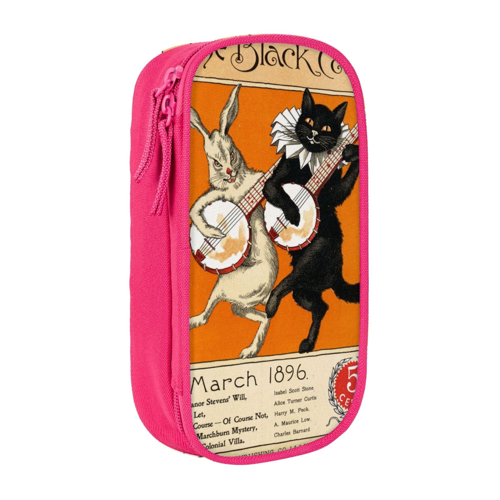 XMXY Vintage Poster Ad Large Capacity Pencil Case, Portable Pencil Bags ...