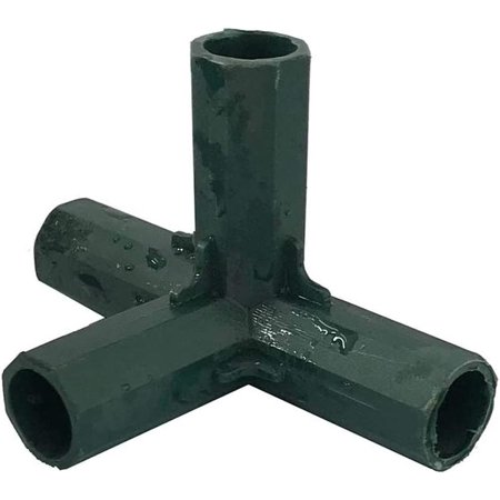 Pack Garden Cage, 4 Way Corner Connectors for Greenhouse Ducts, 16mm ...
