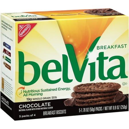 Nabisco belVita Chocolate Breakfast Biscuits 5-4 ct Packs - Walmart.com