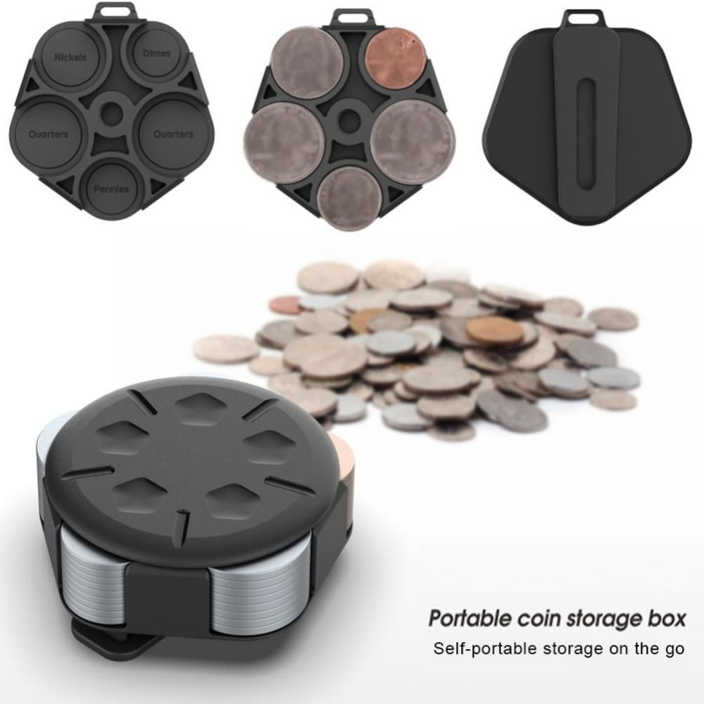Coin Storage Box Portable Sorting Tray Shilling Cent Organizer Game ...