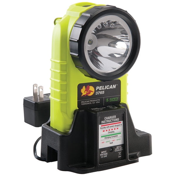 Pelican (3765) Right Angle LED Rechargeable Flashlight (1 Unit ...