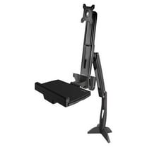 StarTech Sit-Stand Monitor Arm Keyboard Tray Desk Mount up to 27 ...