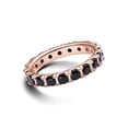 Pandora Black Sparkling Row Eternity Ring - Walmart.com