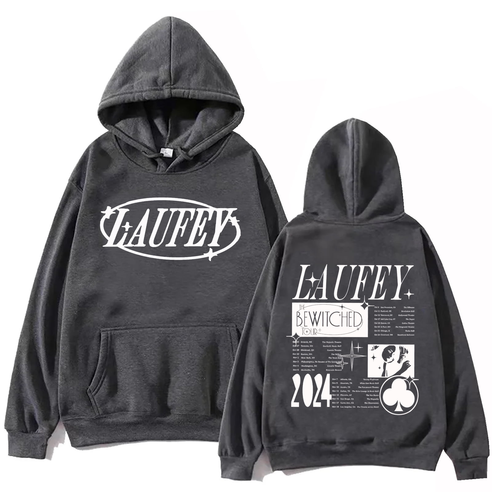Click here for Nobrand Laufey Tour 2024 Hoodie Harajuku Hip Hop P... prices