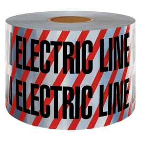 Presco U.S. Made Underground Detectable Tape: 6 in. x 1000 ft. (Blue ...