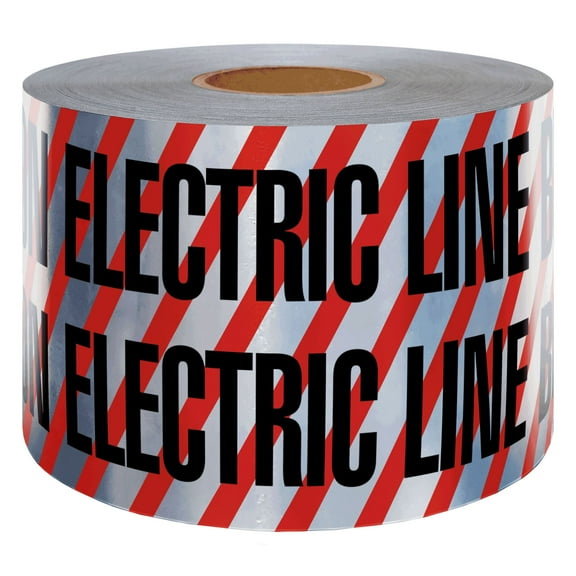 Presco U.S. Made Underground Detectable Tape: 6 in. x 1000 ft. (Blue ...