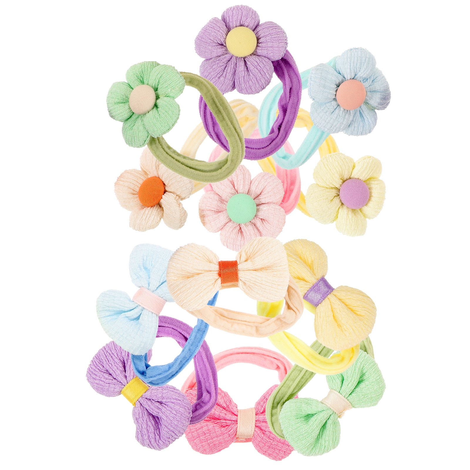 Click here for Ushobe 12pcs Hair Ties Girls Assorted Color Hair S... prices