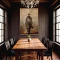 Affixzi Intense Cowboy Portrait Print, Dramatic Western Wall Art ...