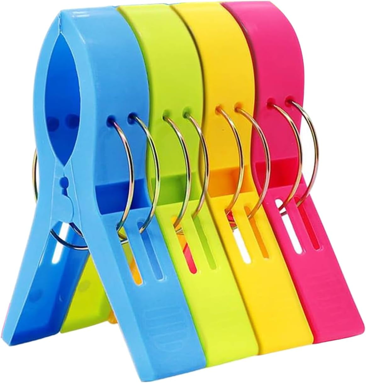 Baoswi Beach Towel Clips for Chairs - Plastic Clothes Pins for Beach ...