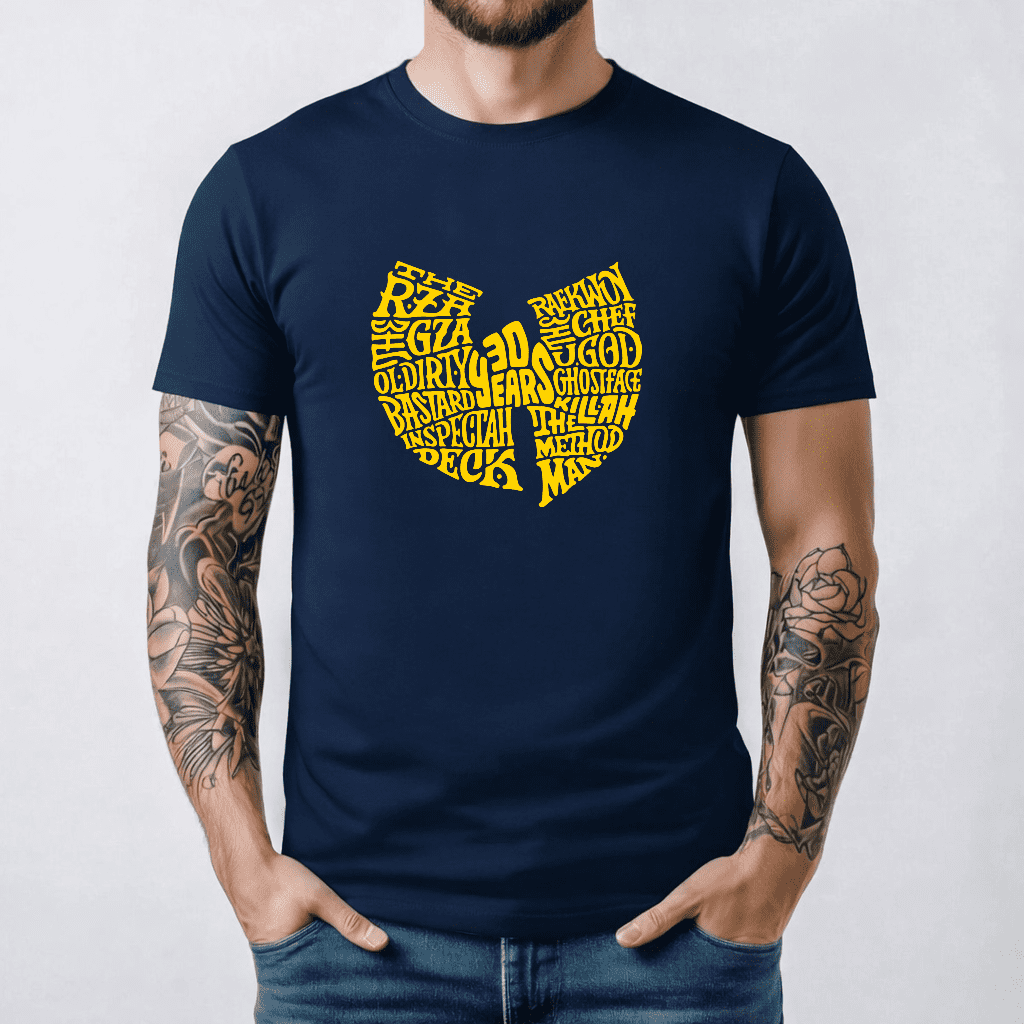 Click here for 199x Tee 30 Years Of The Wu-Tang Clan Logo Method... prices