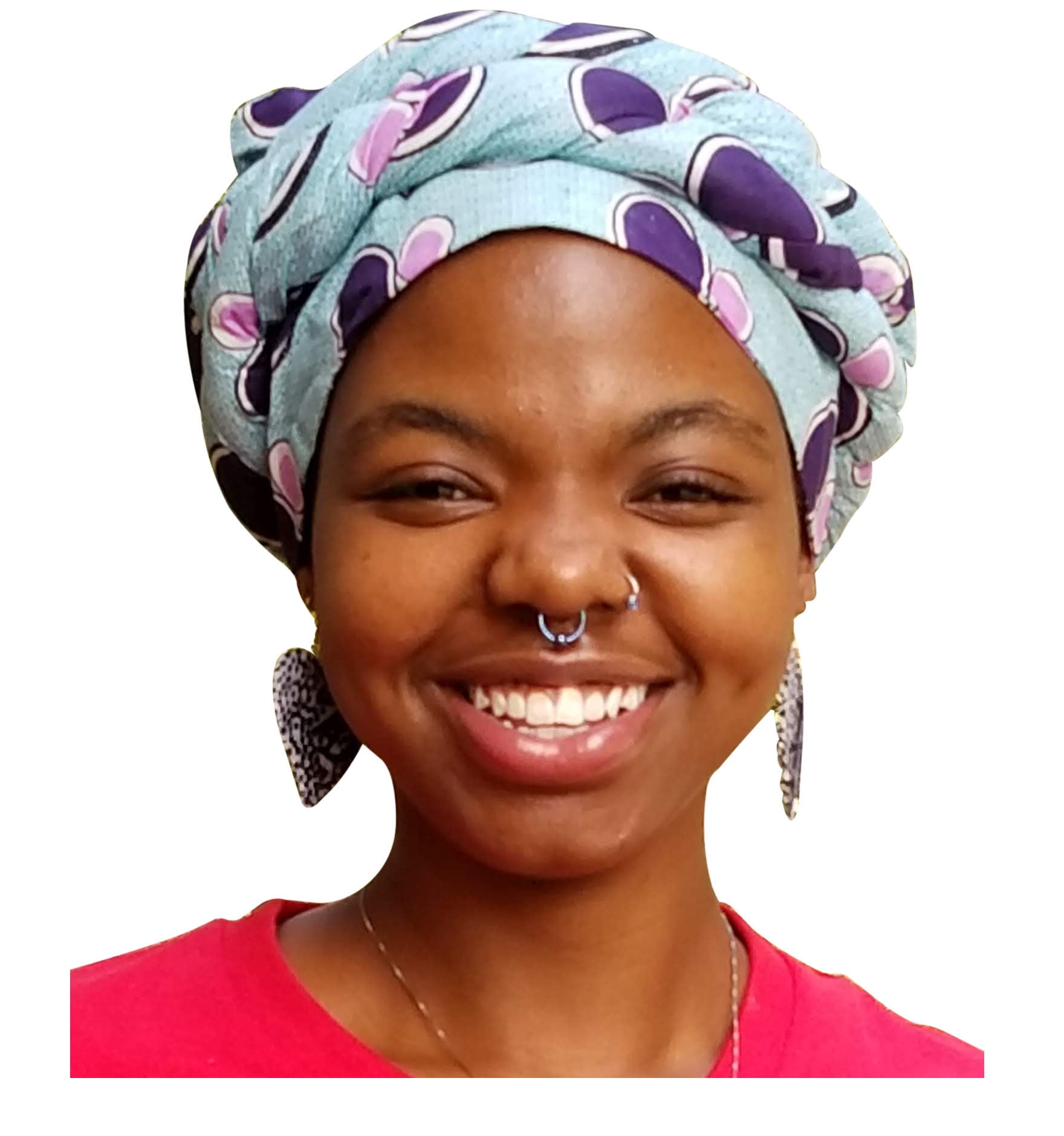 Bubblegum African Print Ankara Modu Hat Pre Tied Head Wrap