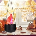 TOPCHANCES 4-in-1 3D Fake Fire Lamp Battery Operated, Artificial Fire ...