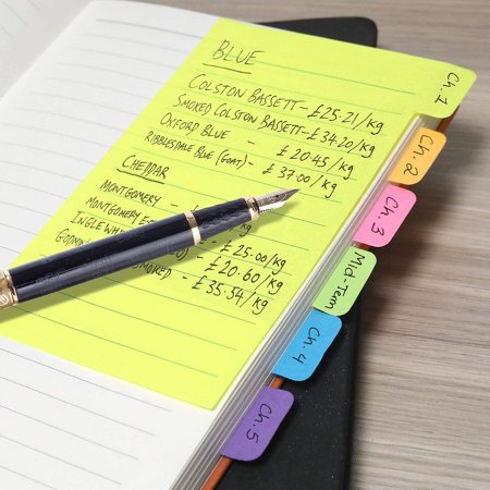 Office Supplies Sticky Notes Divider Sticky Notes Tabs ,tabbed Self ...
