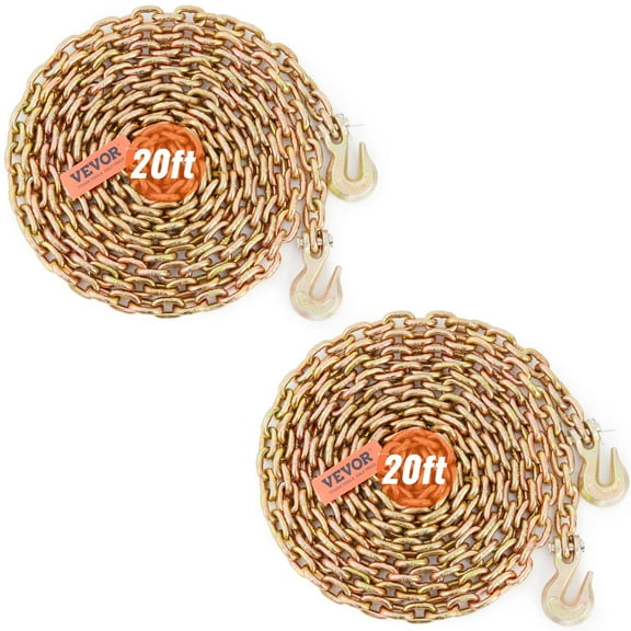 VEVOR Transport Binder Chain, 4900 lbs Working Load Limit, 5/16'' x 20 ...