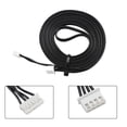 145cm/57.09in Stepper Motor Cables Lead Wire XH2.54 4Pin to 6Pin White ...