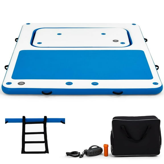 Solstice 8'X5' Inflatable Dock | Floating Platform for Beach, Lake ...