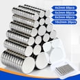 200Pcs Small Magnets, 4 Different Sizes Tiny Mini Magents, Multi-Use ...